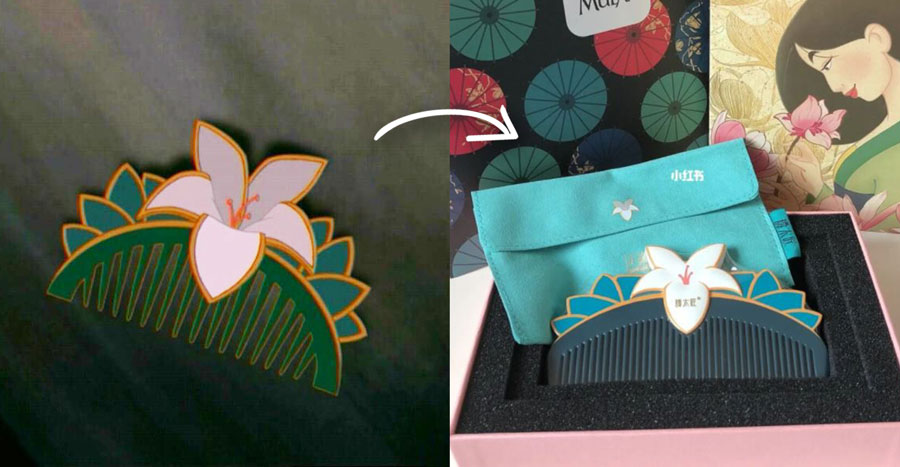 This handcrafted Mulan-inspired comb is a must-have for all Disney fans ...
