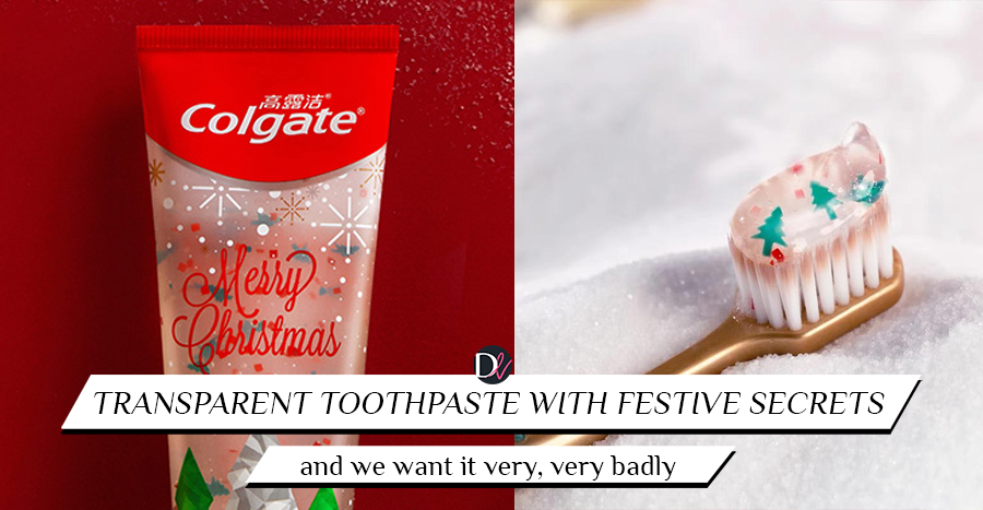 Colgate's limited edition toothpaste has Christmas tree sequins and ...