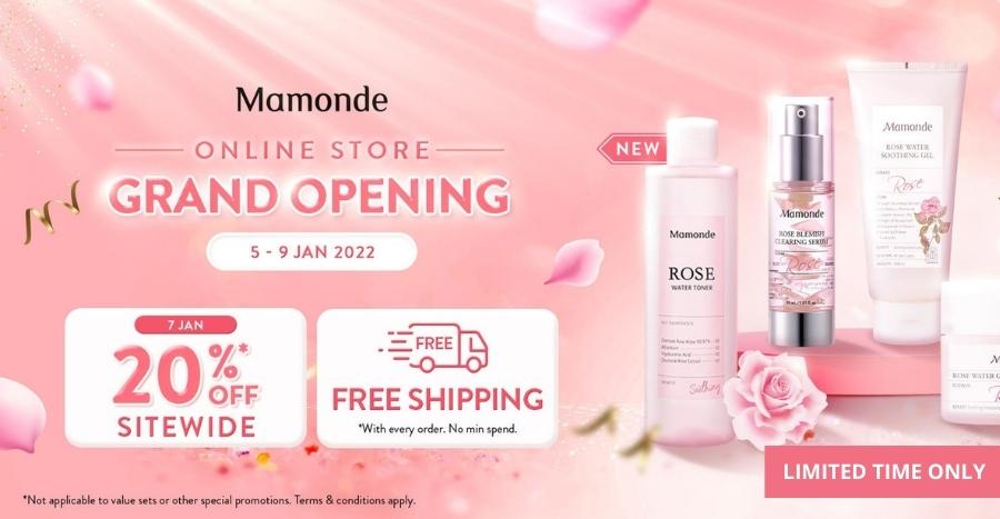 Celebrate Mamonde online store Grand Opening with 20% off sitewide and ...