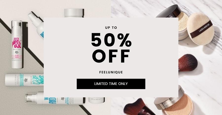 Treat yourself with Feelunique's beauty sale — score up to 50% off!