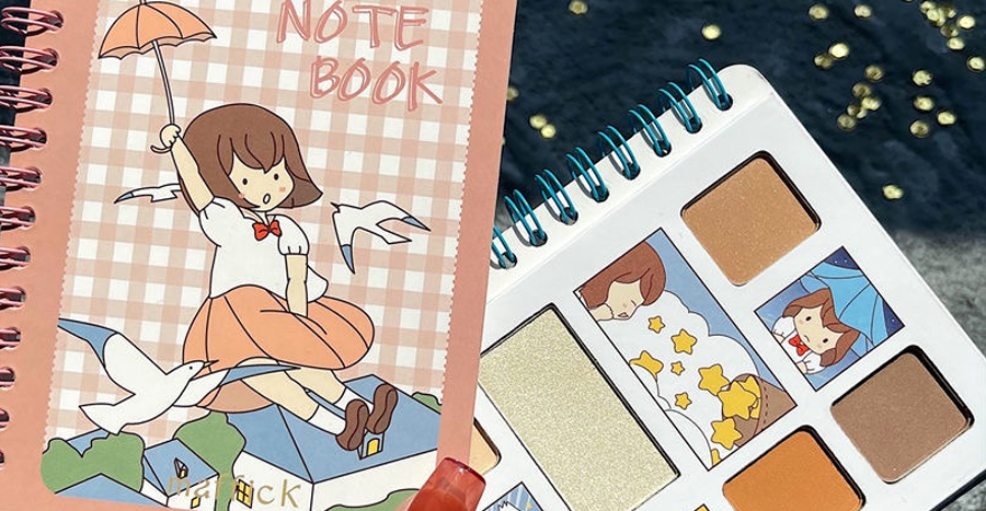 Wait, this isn't a notebook; it's an eyeshadow palette?! And it’s less ...