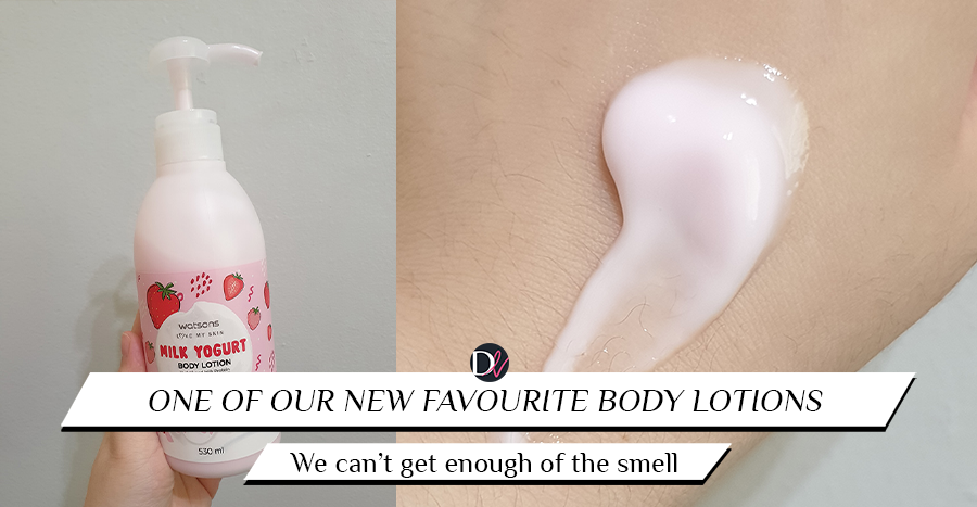 This body lotion smells just like sweet strawberry yogurt - you'll be ...