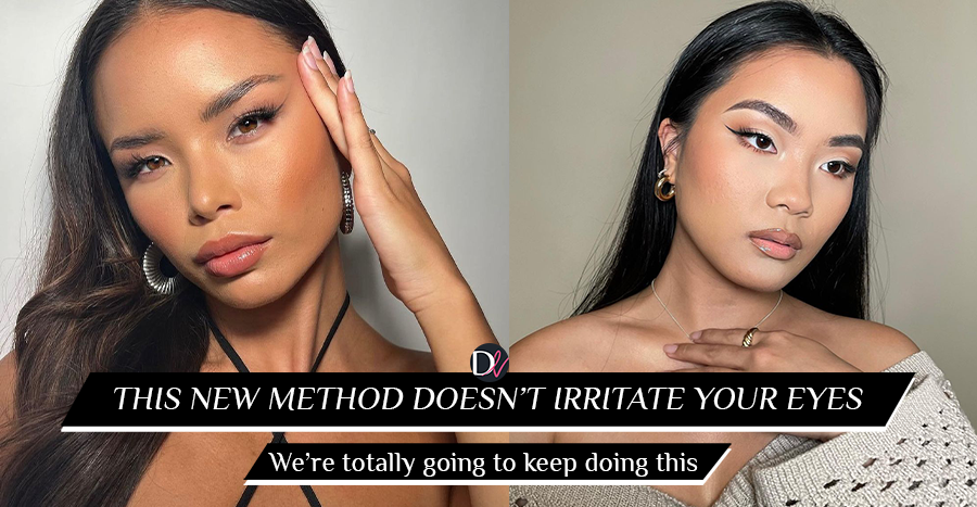 People are cutting their lashes in half for a new minimal yet fierce ...