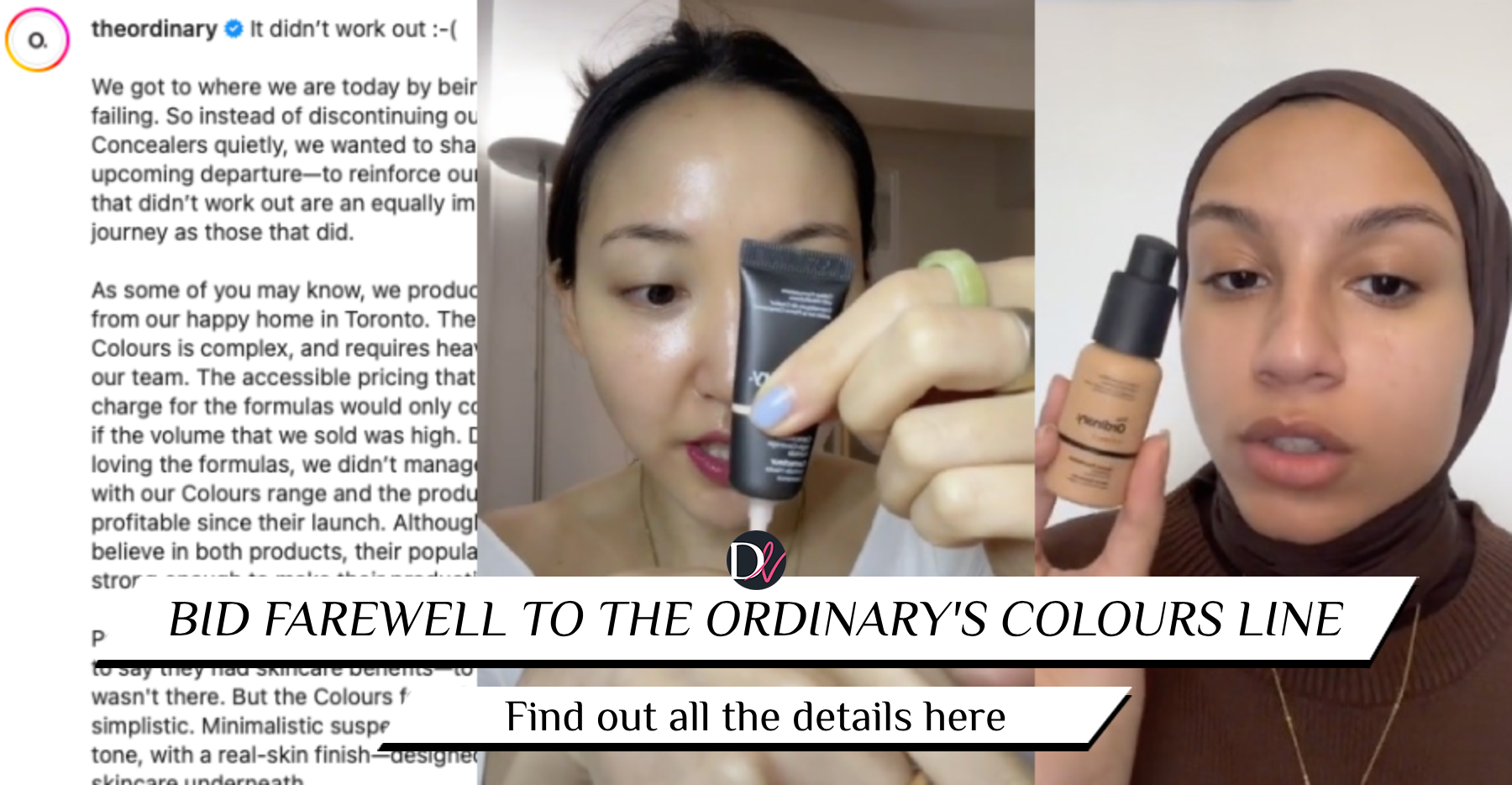 The Ordinary's Colours collection will be discontinued in 2023 - here's ...