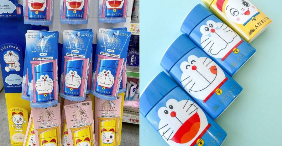 Anessa launches a super adorable line featuring Doraemon with cute ...