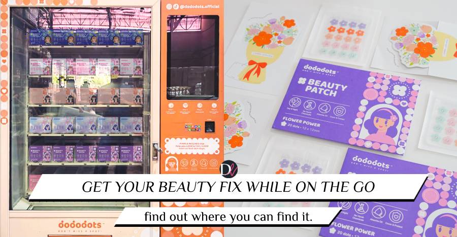A vending machine for pimple patches?! This is available from today