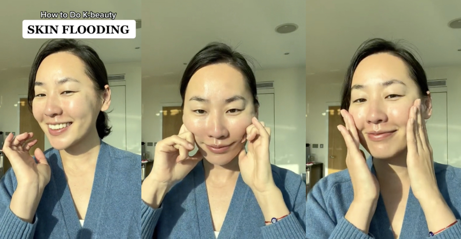 "Skin flooding" is the trending K-beauty skincare method those with dry ...
