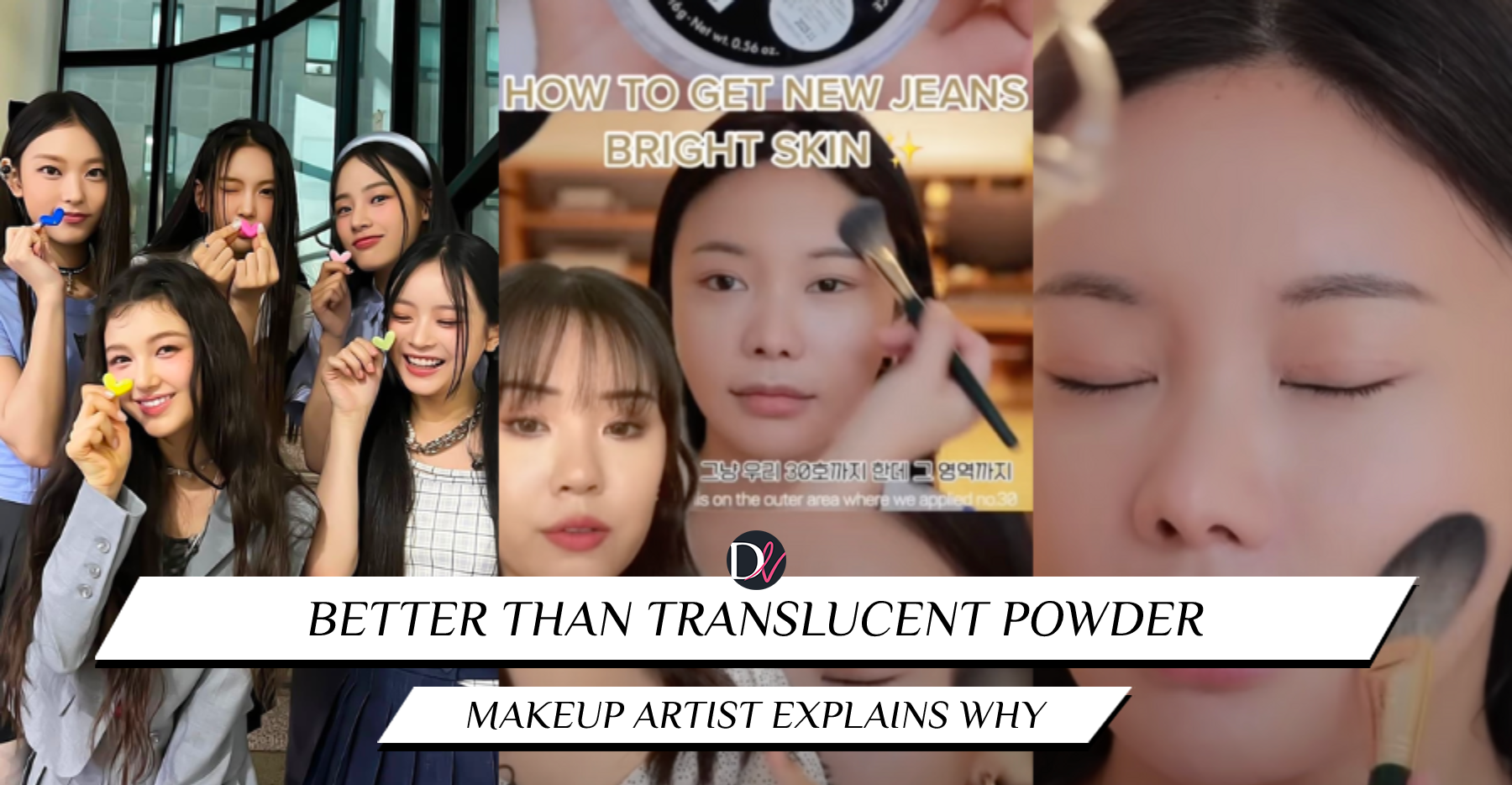 Could purple setting powders be the newest Korean makeup trend?
