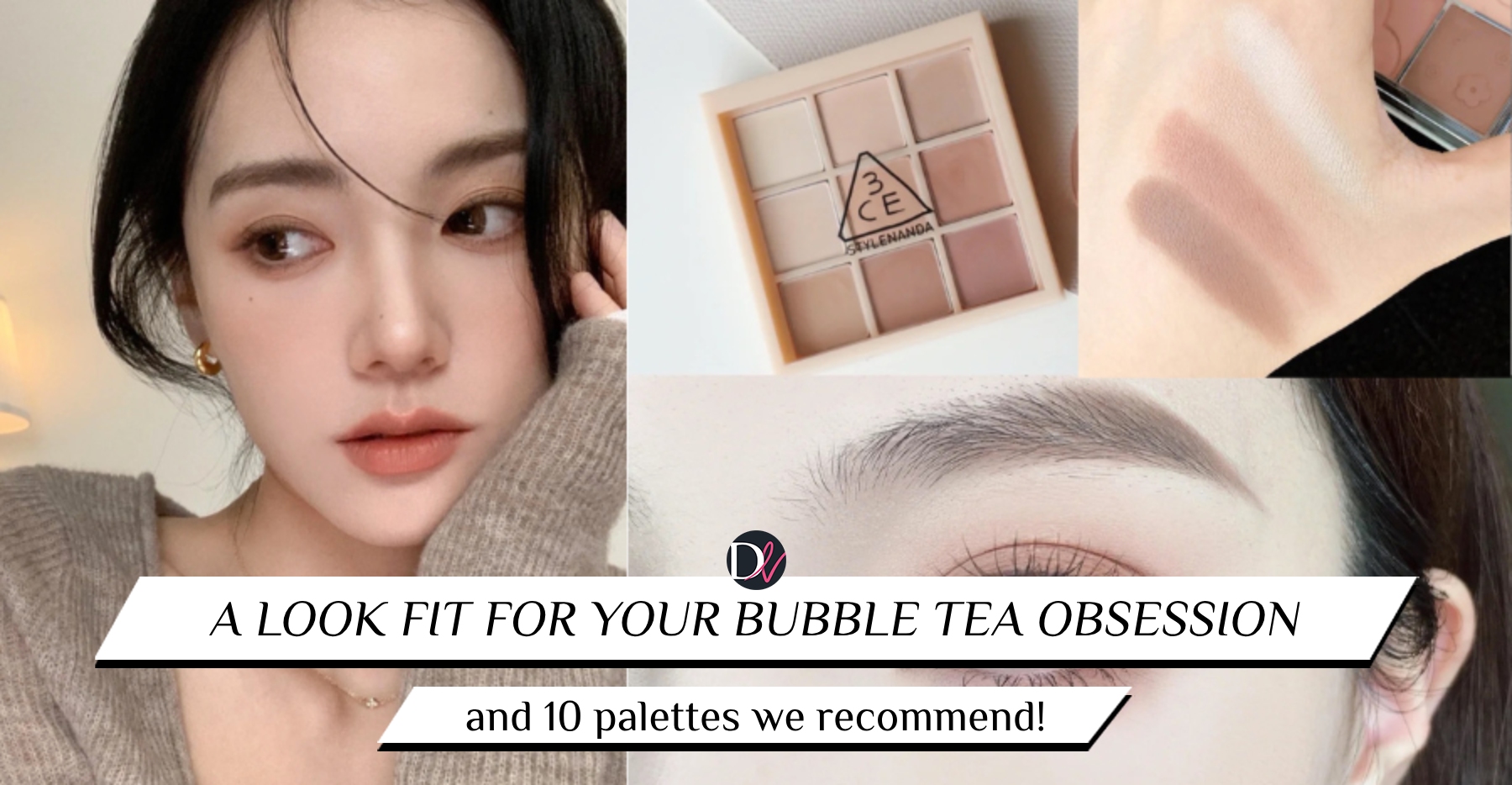 All you need to know to ace that "milk tea brown" eyeshadow trend