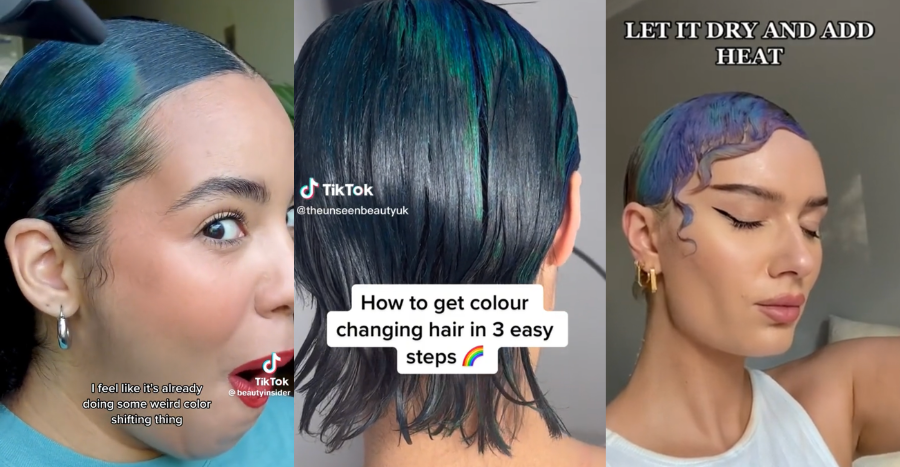 This brand has created the first holographic, colour-changing hair dye ...