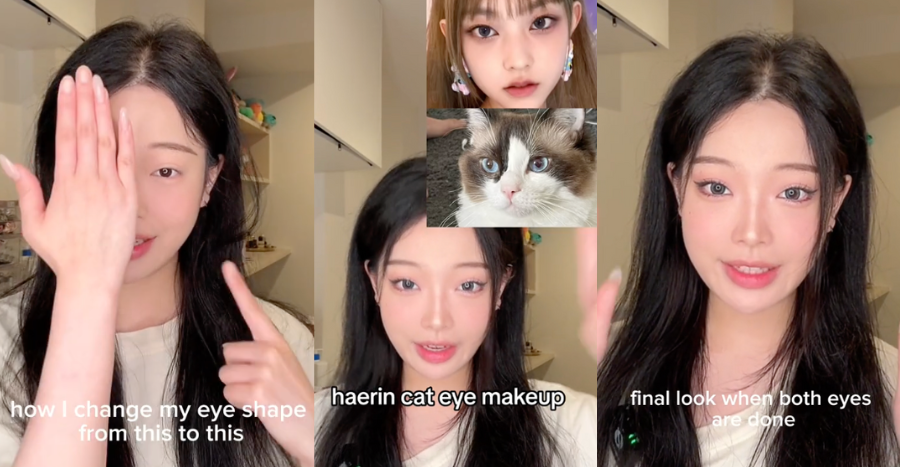 New Jeans Haerin’s Sophisticated Yet Adorable Cat Eye Makeup With In 6 ...