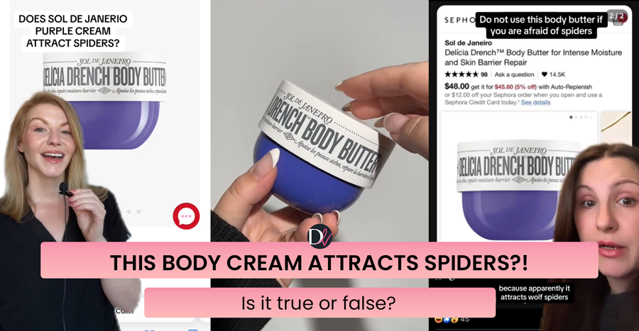 This Body Cream Is Said To Attract a Particular Creepy Crawlie?! Here's ...