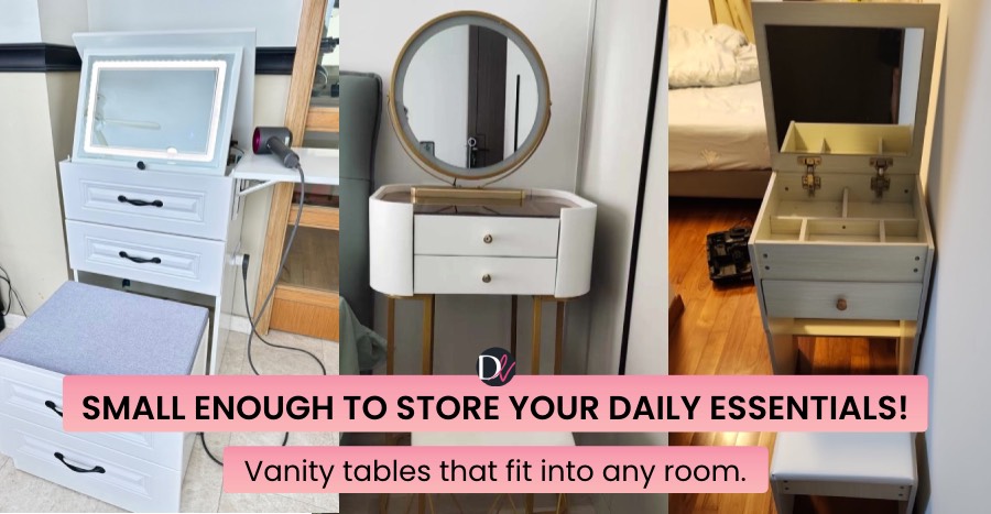 Space-saving, Compact Vanity Tables to Get in 2024