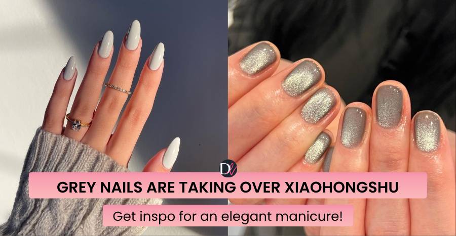 16 Nail Ideas That Totally Slay the Viral "Grey" Nail Trend on Xiaohongshu!