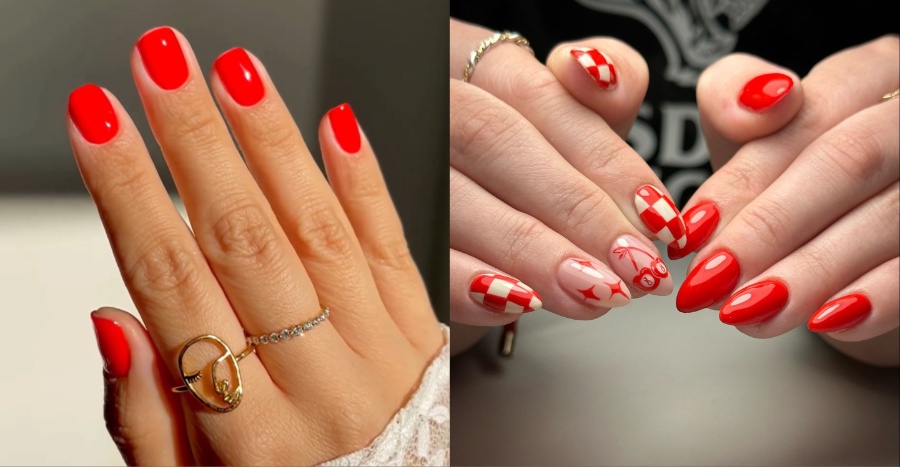 15 Tomato Red Nail Ideas for a Vibrant Summer Manicure
