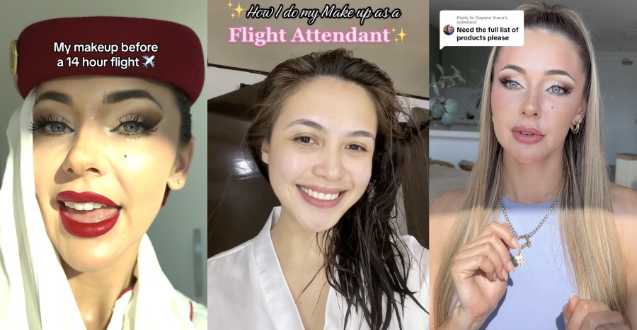 Here's How Flight Attendants Keep Their Makeup Looking Flawless During ...